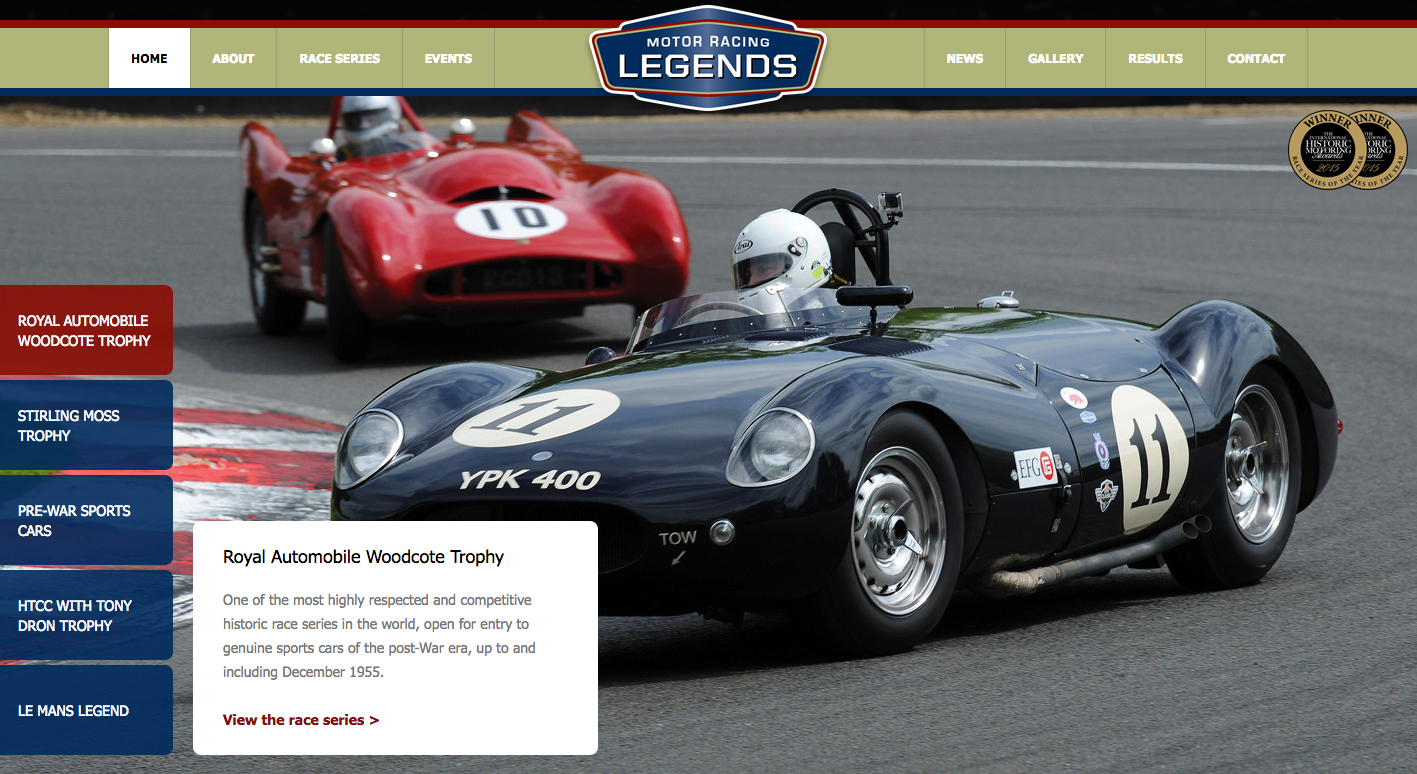 Motor Racing Legends Launch New Website - Auto Addicts