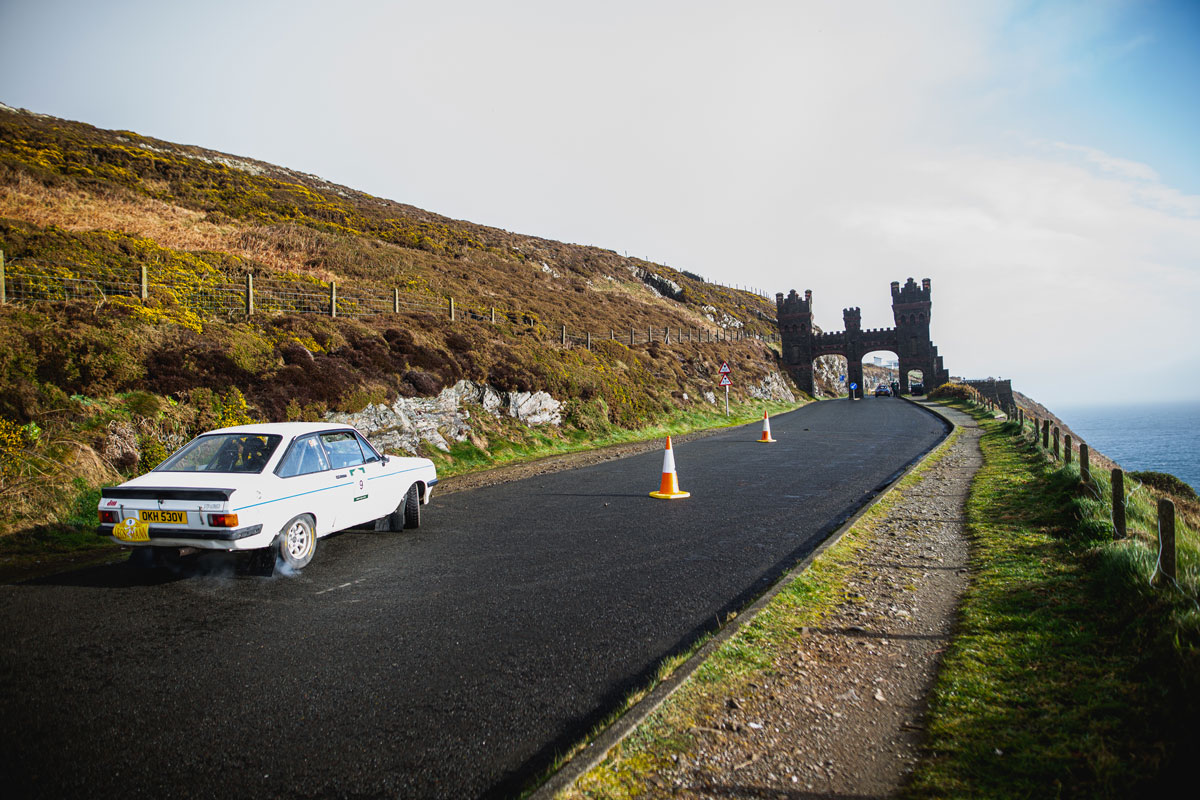 Three Legs of Mann anniversary rally finishes in historic TT pit lane ...